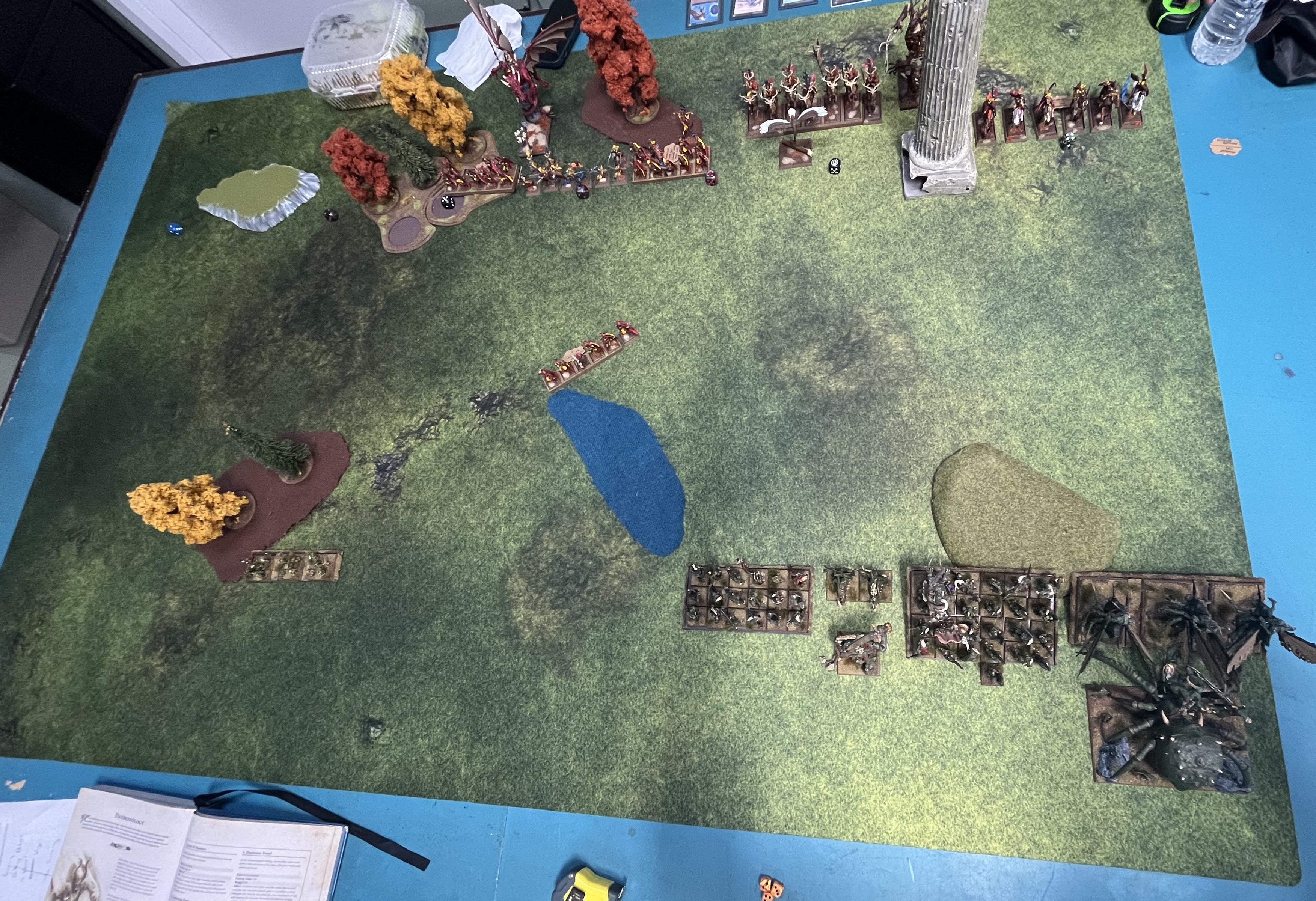 An Old World Battle Report – Nurgle Daemons v Wood Elves – The ...